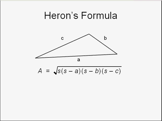 Heron's Formula Tutorial | Sophia Learning