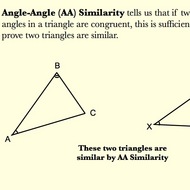 AA Triangle Similarity Tutorial | Sophia Learning