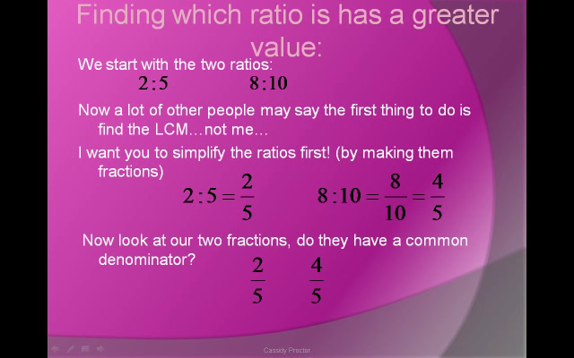 Comparing Basic Ratios Tutorial | Sophia Learning