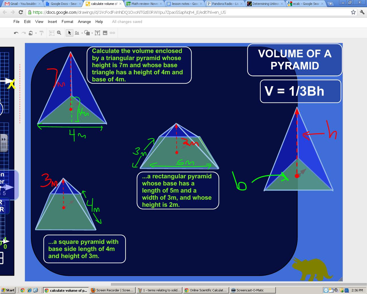 Volume of a Pyramid Tutorial | Sophia Learning