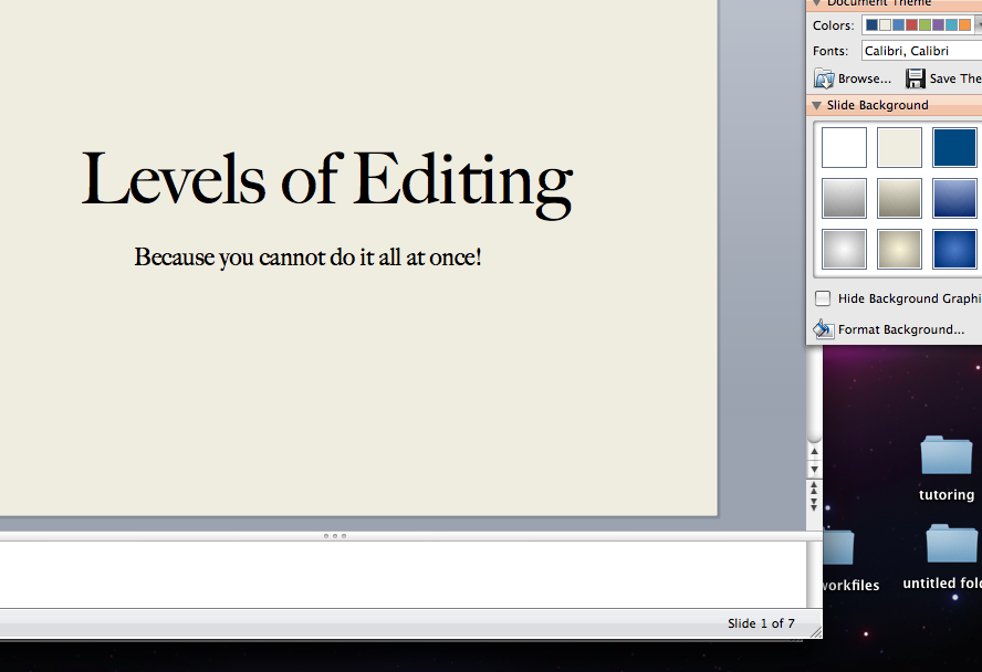 Levels of Editing Tutorial | Sophia Learning