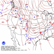 How To Read A Surface Weather Map - Map