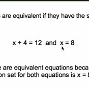 Equivalent Equations Tutorials, Quizzes, and Help | Sophia Learning