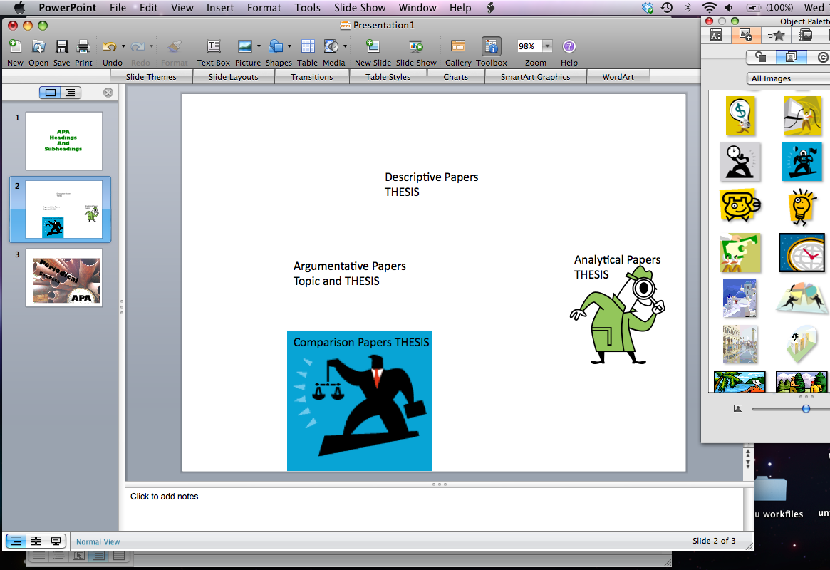 Comparison Papers: Thesis Tutorial | Sophia Learning