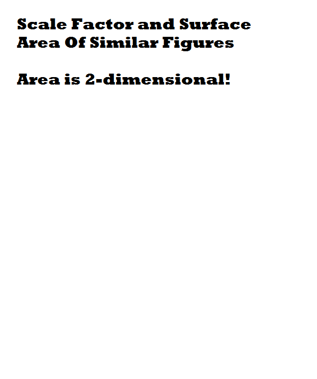 Scale Factor and Surface Area of Similar Figures Tutorial | Sophia Learning
