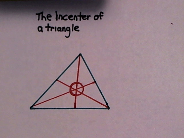 The Incenter of a Triangle Tutorial | Sophia Learning