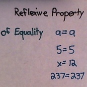 Reflexive Property Of Equality