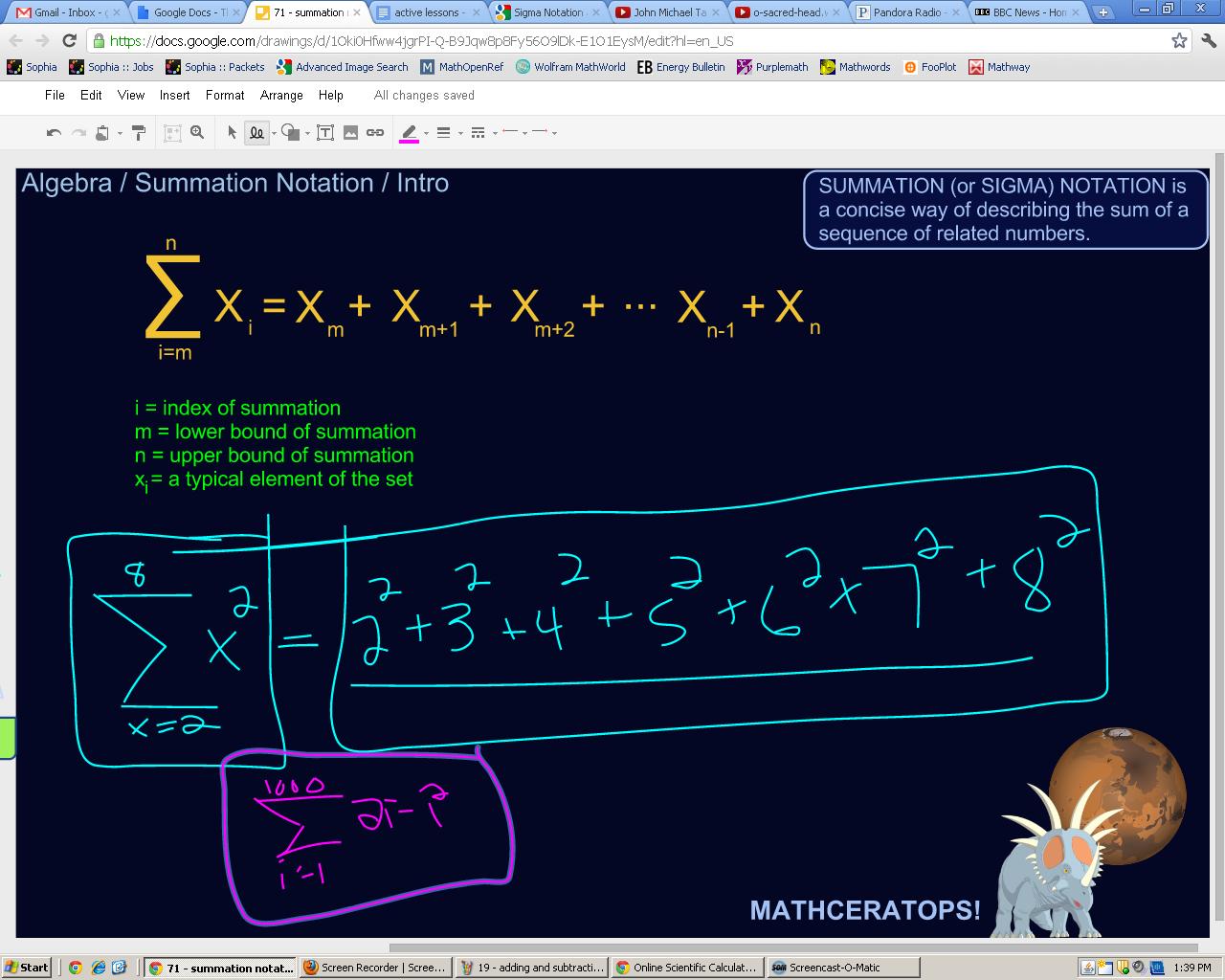 summation notation Tutorial | Sophia Learning