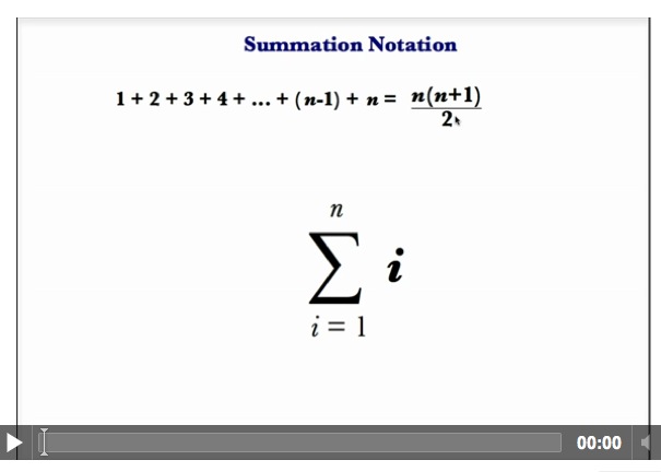 Summation Notation Tutorial | Sophia Learning Summation Notation Tutorial | Sophia Learning