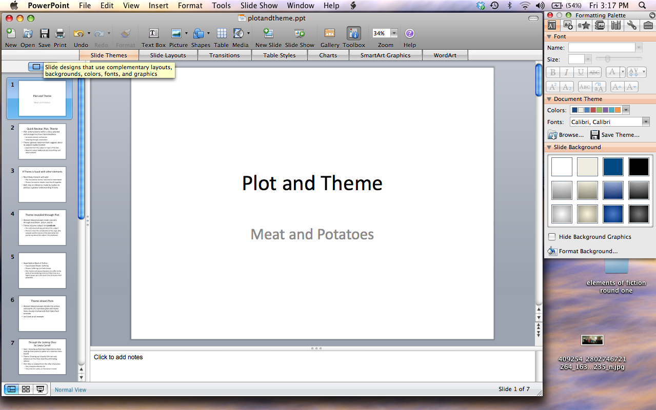 Plot & Theme Tutorial | Sophia Learning