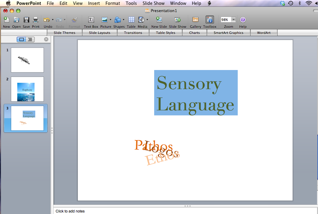 Sensory Language Tutorial Sophia Learning