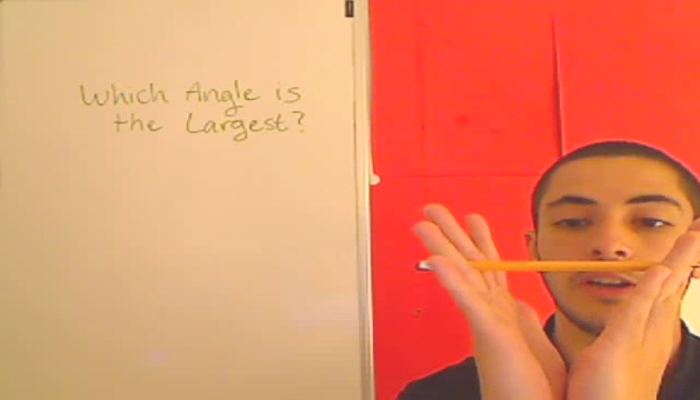 Determining the Largest Angle of a Triangle Tutorial | Sophia Learning