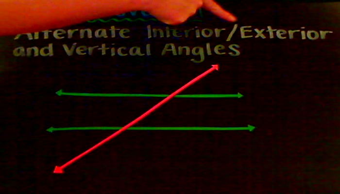 Alternate Interior Exterior and Vertical Angles Tutorial | Sophia Learning