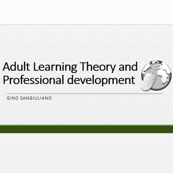 Adult Learning Theory and Professional Development Tutorial | Sophia ...