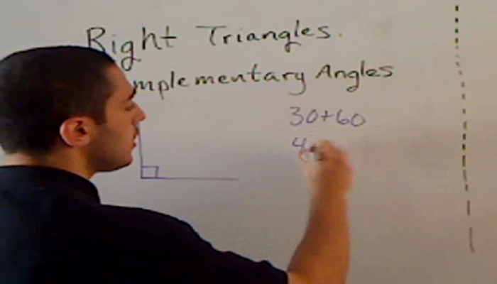 Complementary Angles Of Right Angles Tutorial Sophia Learning
