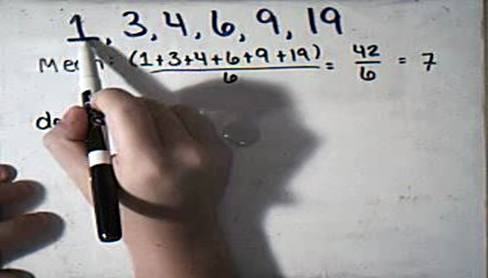 Calculation of Standard Deviation Tutorial | Sophia Learning