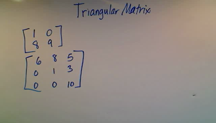 Determinant of a Triangular Matrix Tutorial | Sophia Learning