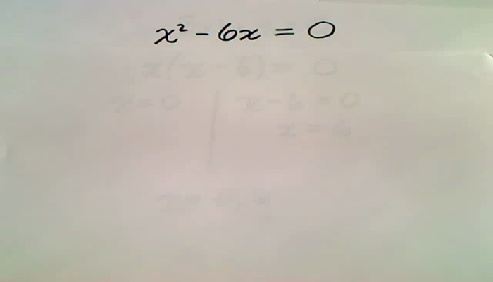 Quadratics with no Constant Tutorial | Sophia Learning
