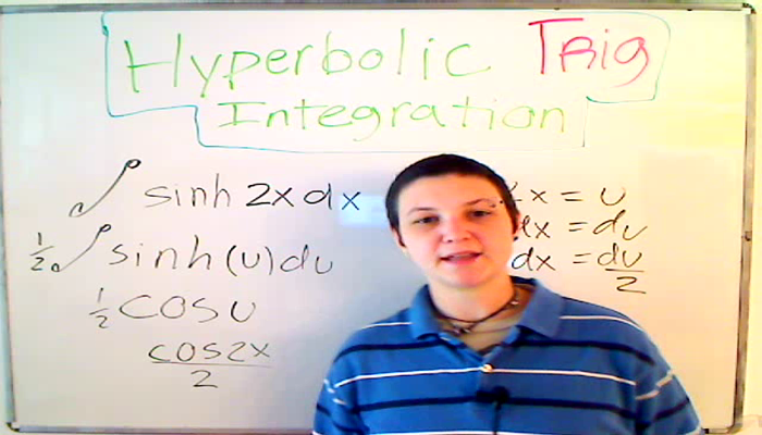 Hyperbolic Trigonometric Integrals Tutorial | Sophia Learning