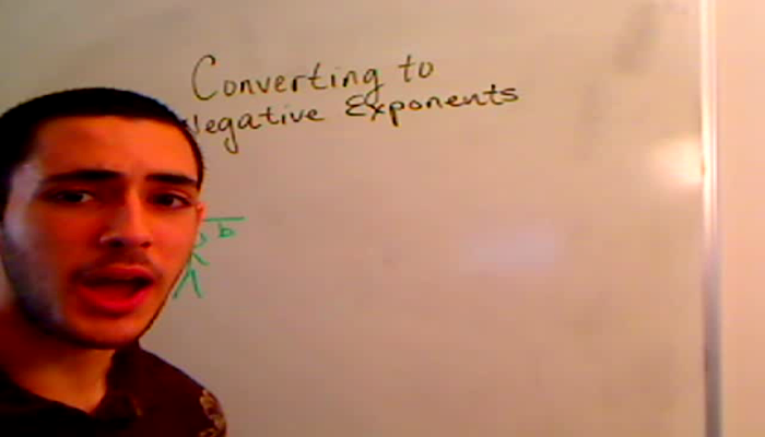 Converting to Negative Exponents Tutorial | Sophia Learning