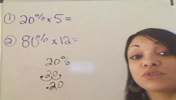 Multiplying Percentages By Whole Numbers Tutorial Sophia Learning