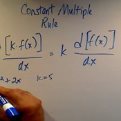 Using The Constant Multiple Rule Tutorial | Sophia Learning