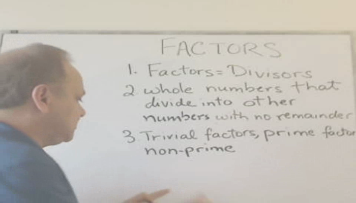 Introduction to Factors Tutorial | Sophia Learning