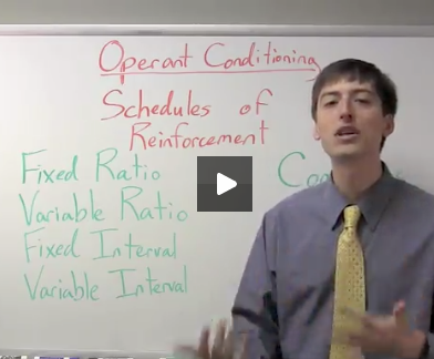 Operant Conditioning Schedules of Reinforcement Tutorial | Sophia Learning